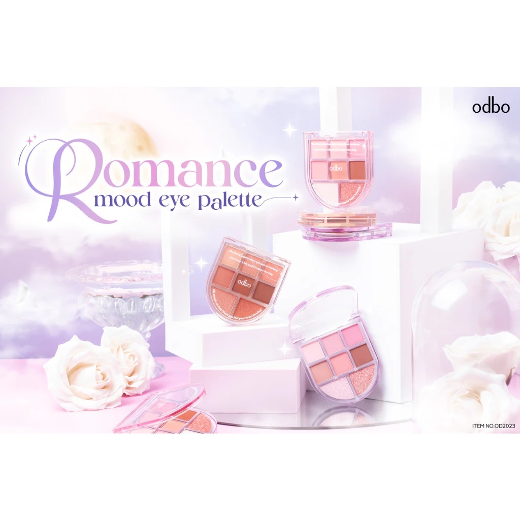 OD2023 Odbo Romance Mood Eye Palette โอดีบีโอ โรแมนซ์ มู้ด อาย พาเลทโอดีบีโอ โรแมนซ์ มู้ด อาย พา ...