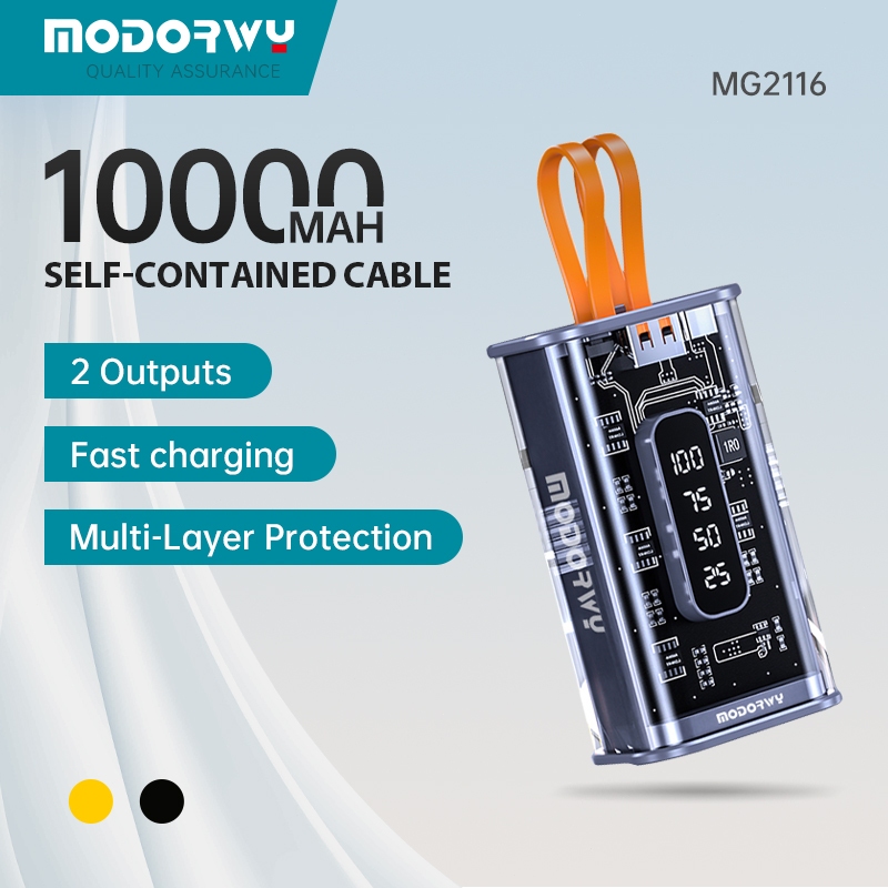 Modorwy powerbank พาวเวอร์แบงค์ พาวเวอร์แบงค์ชาร์จเร็ว 10000 mAh ขนาด ...