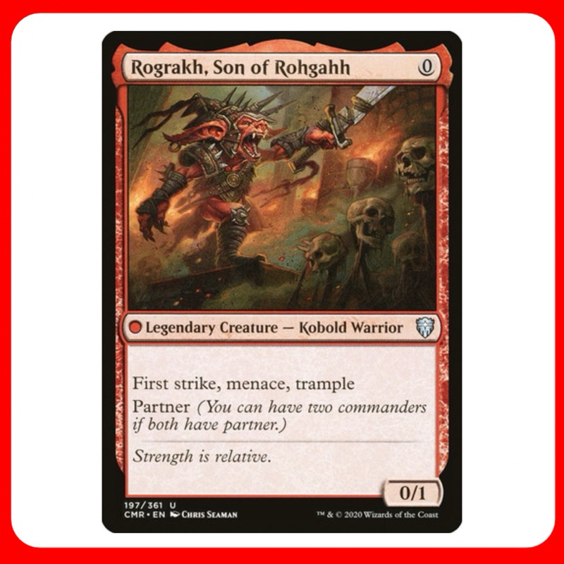 [MTG] Rograkh, Son of Rohgahh [CMR] [RED] [UNCOM] [NORMAL] [ENG] (การ์ด ...