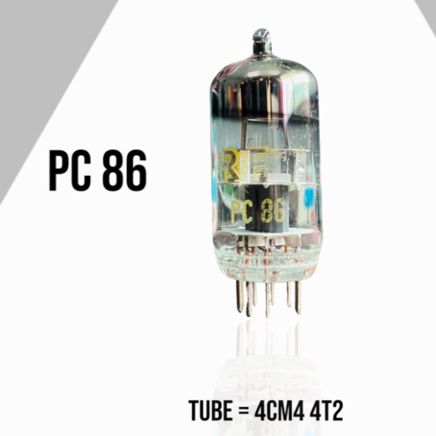 PC86 RFT TRIODE VACUUM UHF TUBE = 4CM4 4T2 EC86 Vf 3.8 Volts If 0.3 ...