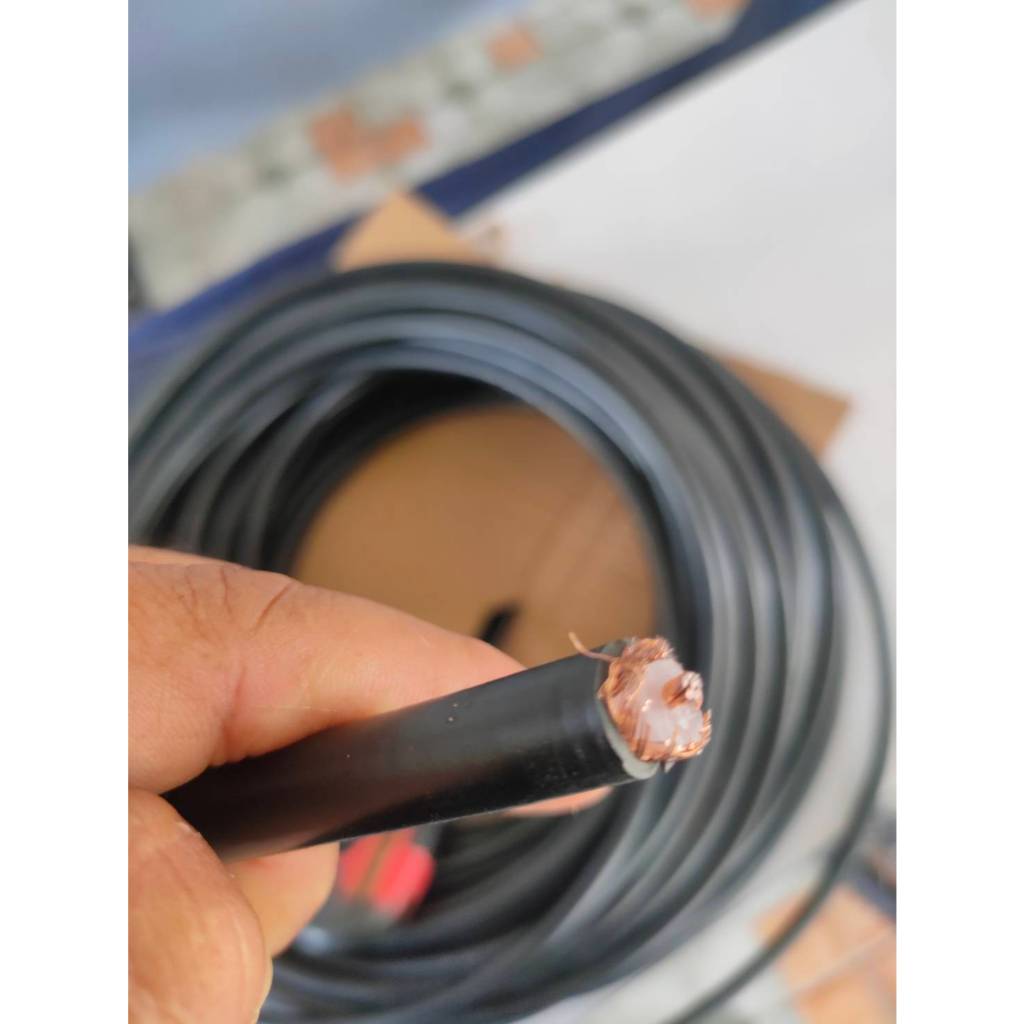 สายนำสัญญาณ RG8 a/u ทองแดง 10 เมตร 1 ม้วน | Shopee Thailand