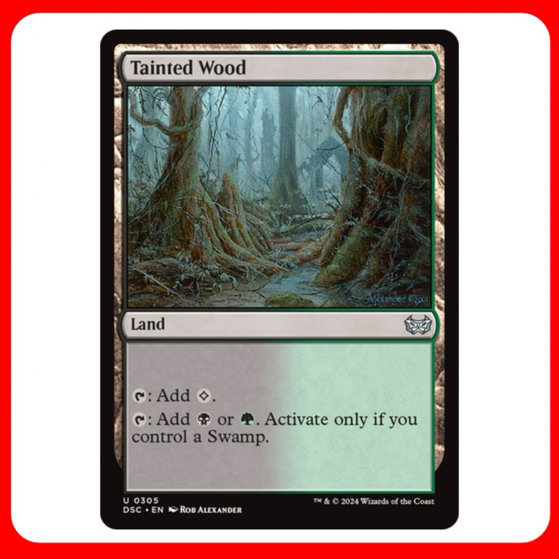 [MTG] Tainted Wood [DSC] [LAND] [UNCOM] [NORMAL] [ENG] (การ์ดเมจิค ...