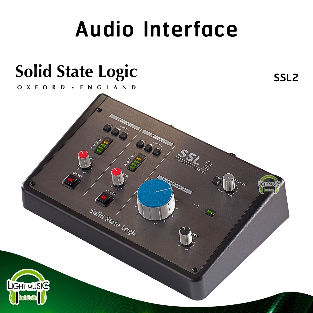 Audio Interface Solid Stage Logic SSL2 Legacy 4K Pre Mic ประกันศูนย์ 1 ...