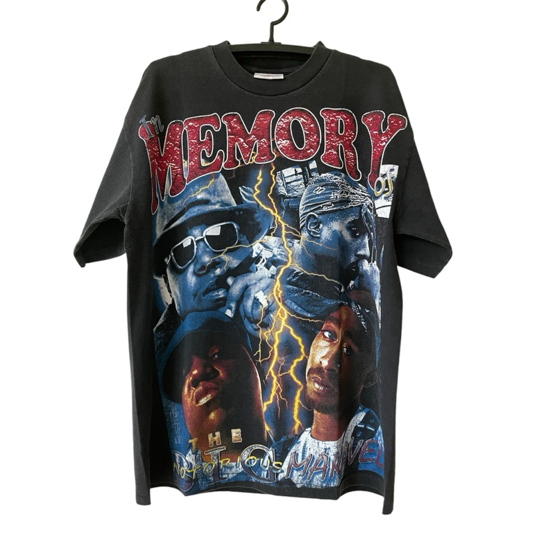 เสื้อ Hiptrack รุ่น Biggie & Tupac rap tee สไตล์ 90s T-Shirt #เสื้อวิน ...