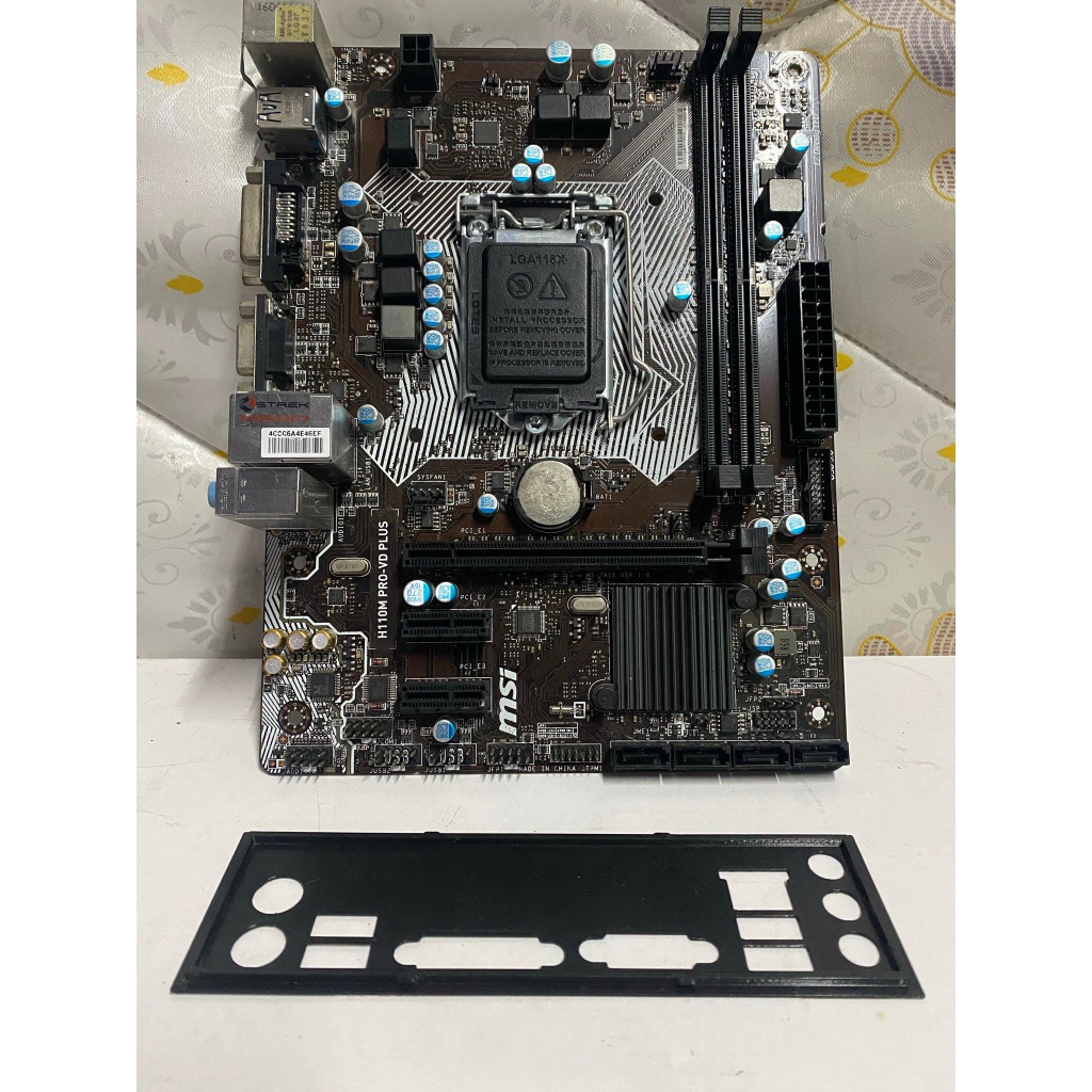เมนบอร์ด MSI H110M PRO-VD PLUS Socket 1151 DDR4 (GEN 6,7) ลดราคาพิเศษ สวยๆ (ส่งเร็ว) | Shopee ...
