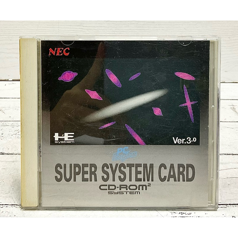 แผ่นแท้ [HuCARD] CD-Rom2 Super System Card Ver.3.0 (Japan) TurboGrafx ...