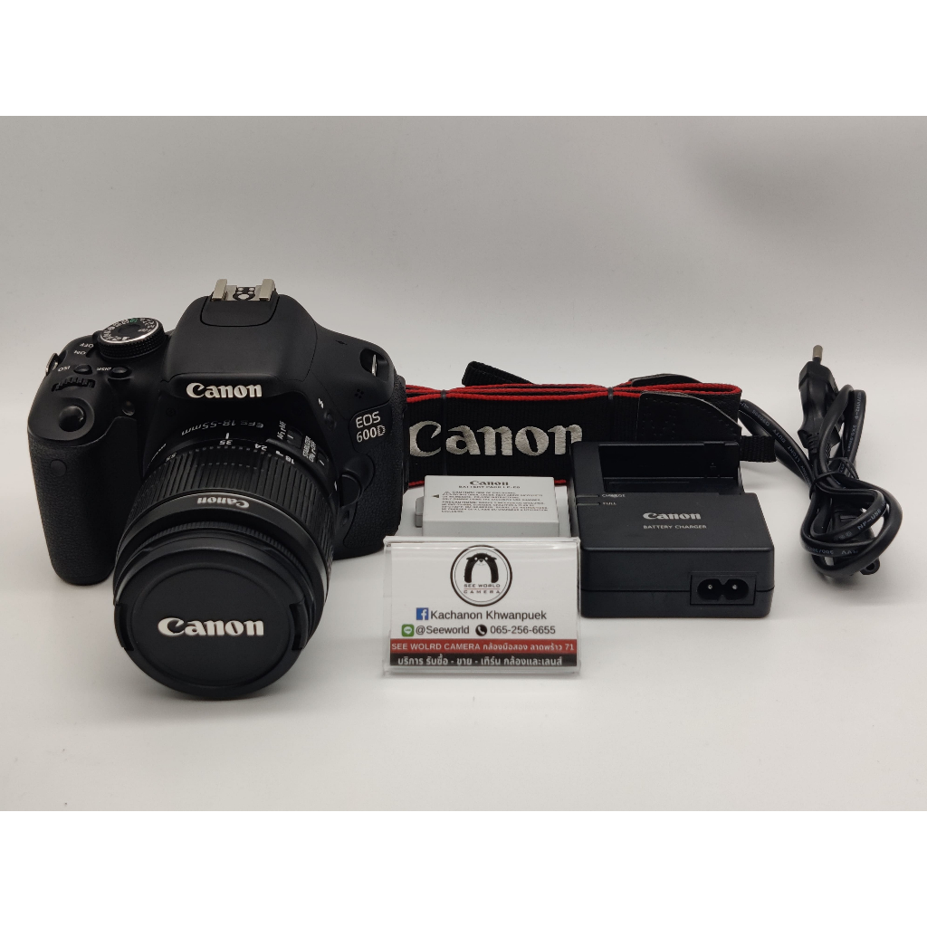 Canon 600D+Kit 18-55 สภาพ 98% | Shopee Thailand