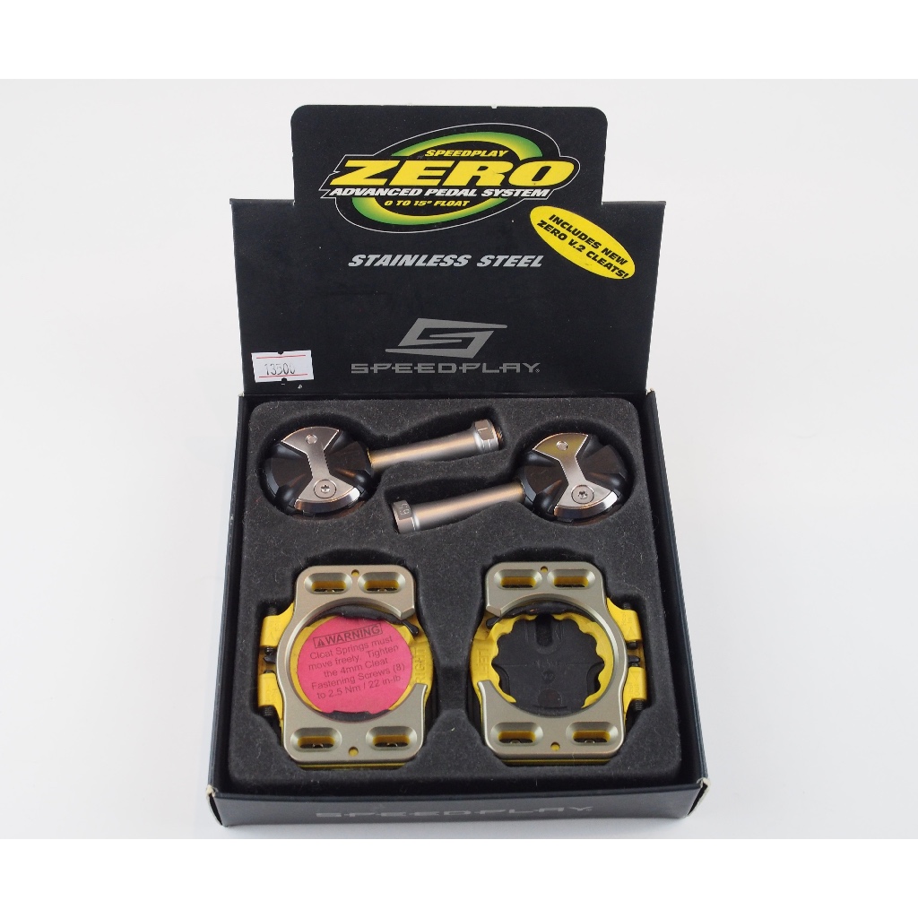 บันไดจักรยาน Speedplay Zero Stainless Steel Black ความยาวของแกน 65 mm.(แกนบันไดความยาวพิเศษ)/1 ...