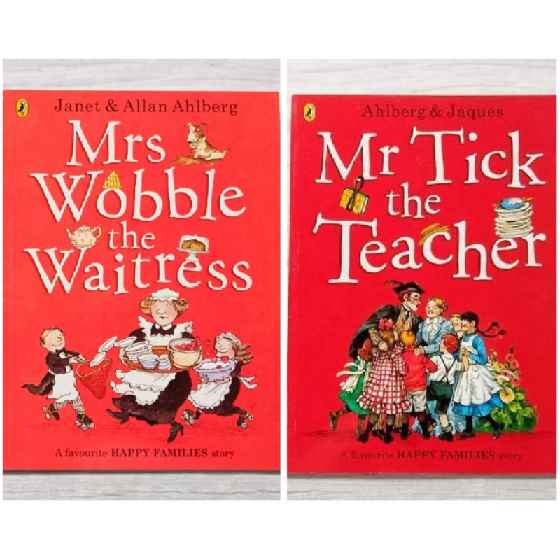 นิทานภาษาอังกฤษ Mr Tick The Teacher Mrs Wobble the waitress English ...