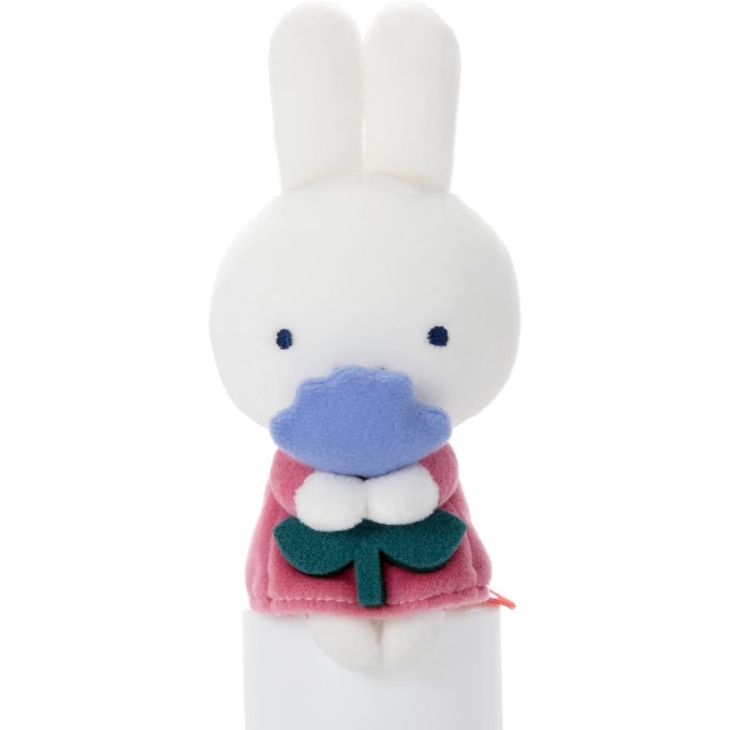 ตุ๊กตาผ้า Bruna MIFFY and ROSE Chokkori-san สีชมพู ความสูงประมาณ 14 ซม. ฟิกเกอร์ ญี่ปุ่น TAKARA ...