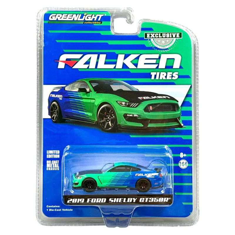 Greenlight | 2019 Ford Mustang Shelby GT350R - FALKEN สเกล 1:64 (30211 ...
