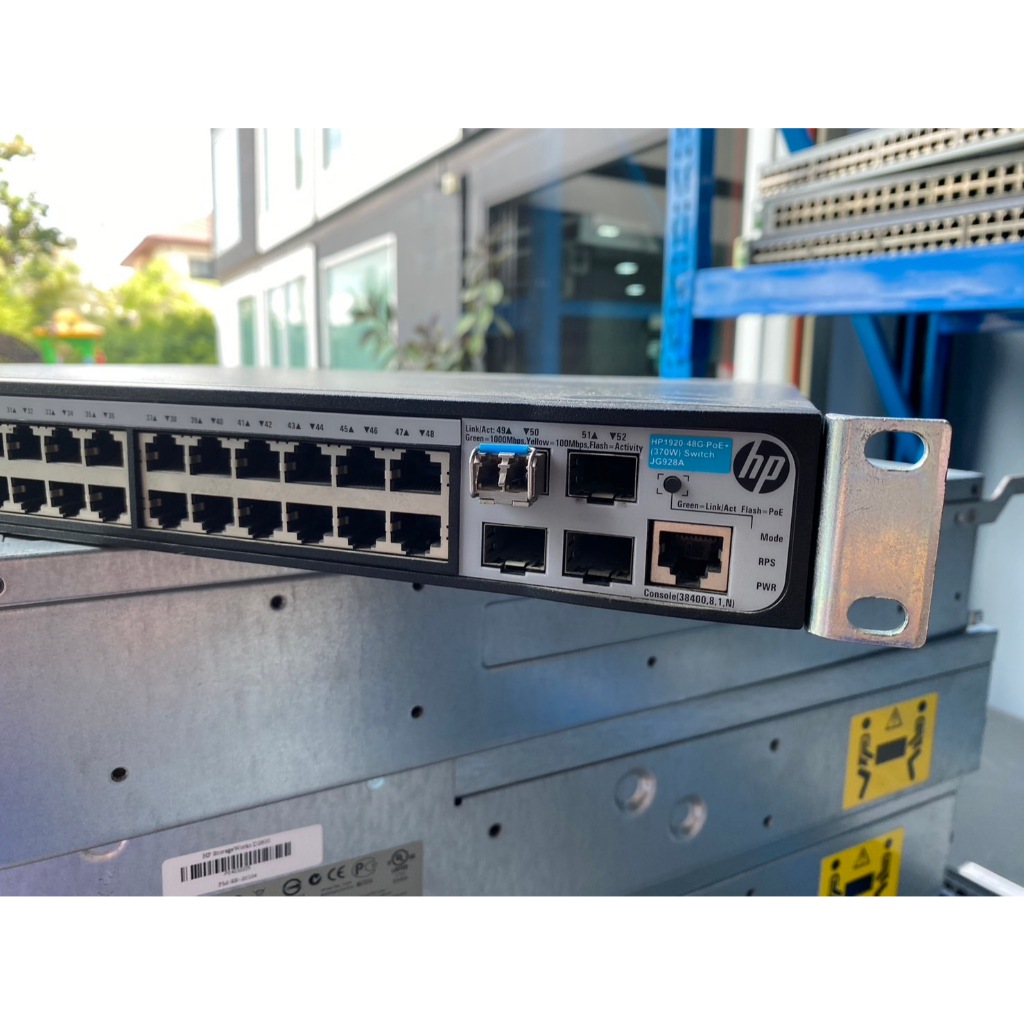 สวิตช์ Switch HP 1920-48G-PoE+ (370W) Switch (JG928A) | Shopee Thailand