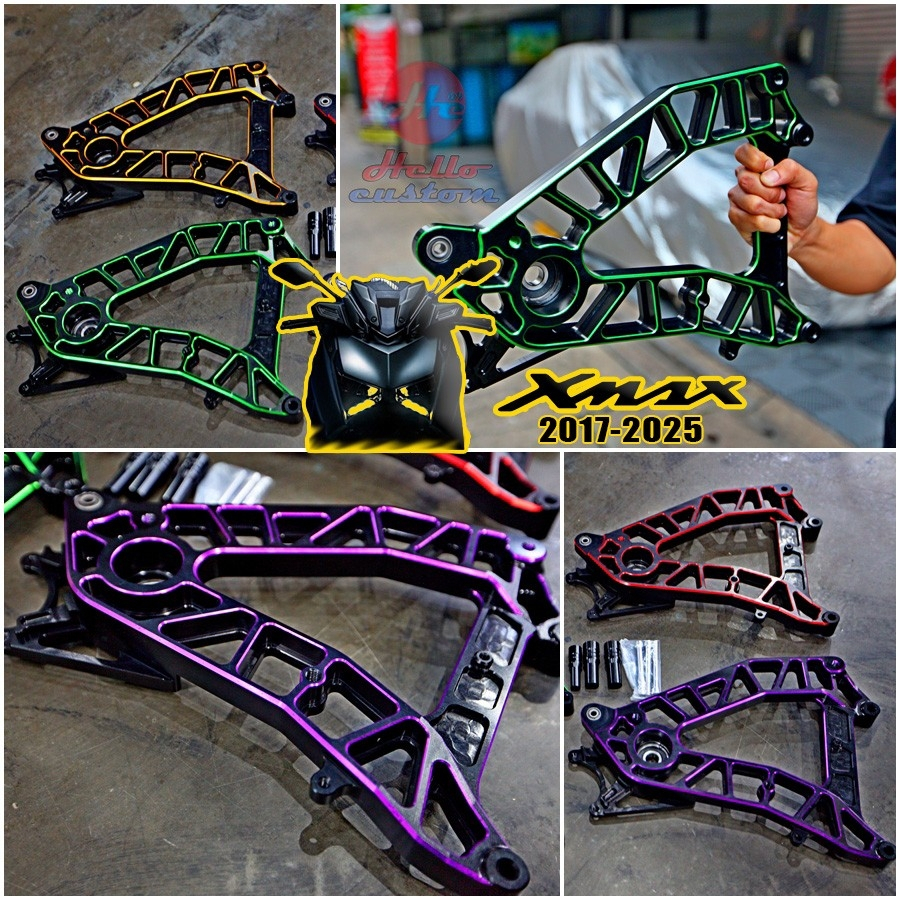 สวิงอาร์ม CNC Xmax300 2017-2024 อาร์มแต่ง สำหรับ จาน 240-245mm. Xmax ...