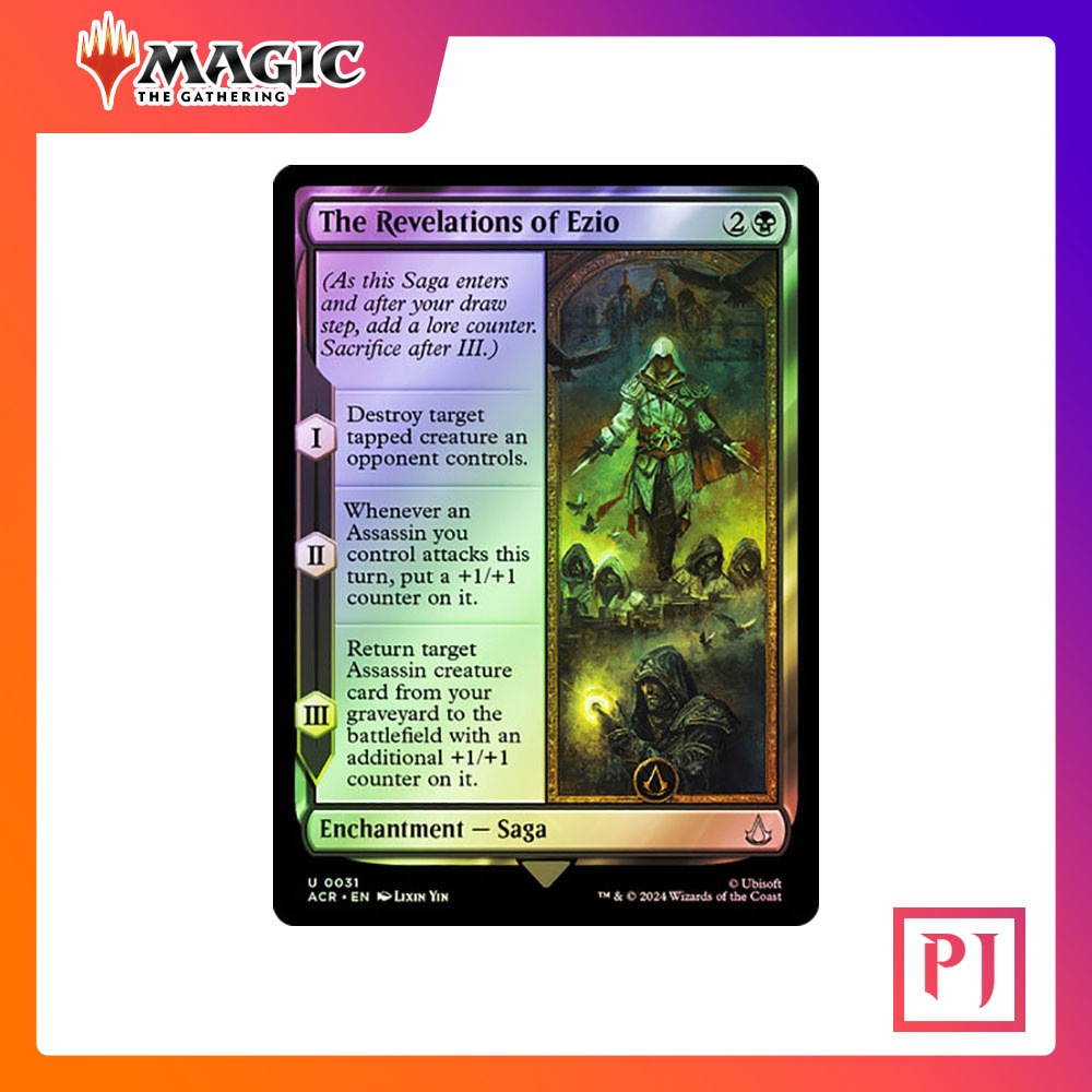 [MTG] The Revelations of Ezio [ACR] [BLACK] [UNCOM] [FOIL] [ENG] (การ์ด ...