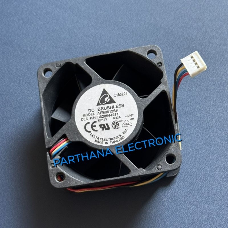 AFB0624SH พัดลม 60x60x25MM 12VDC 0.32A 4สาย ลูกปืน | Shopee Thailand