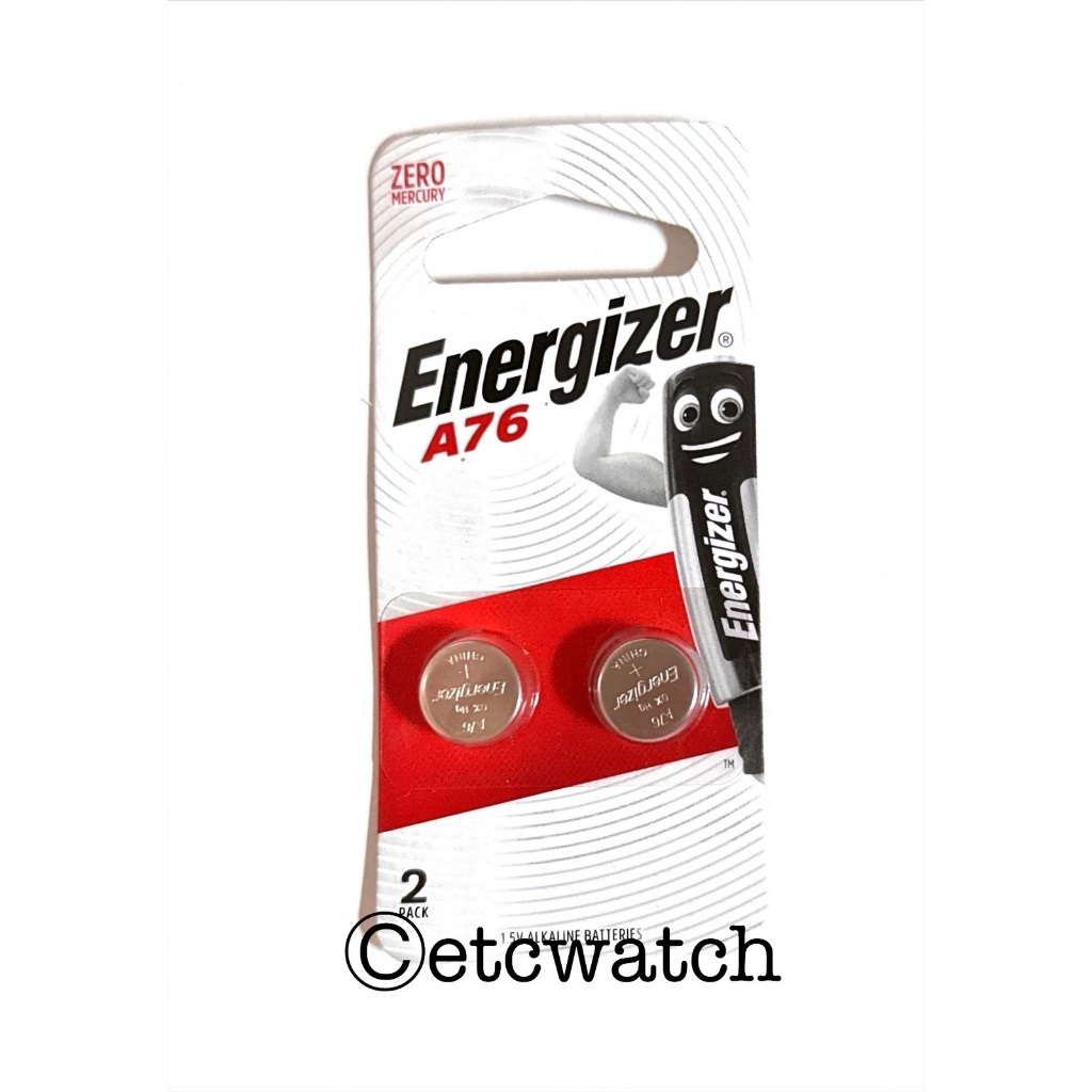 พร้อมส่ง> ถ่านกระดุม Energizer A76 / LR44 แพค 2 ก้อน ของแท้ | Shopee ...