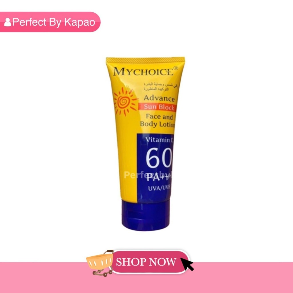 กันแดดมายช้อยส์ My Choice Sun Block SPF 60 PA +++ ขนาด 150 ml. P063 | Shopee Thailand