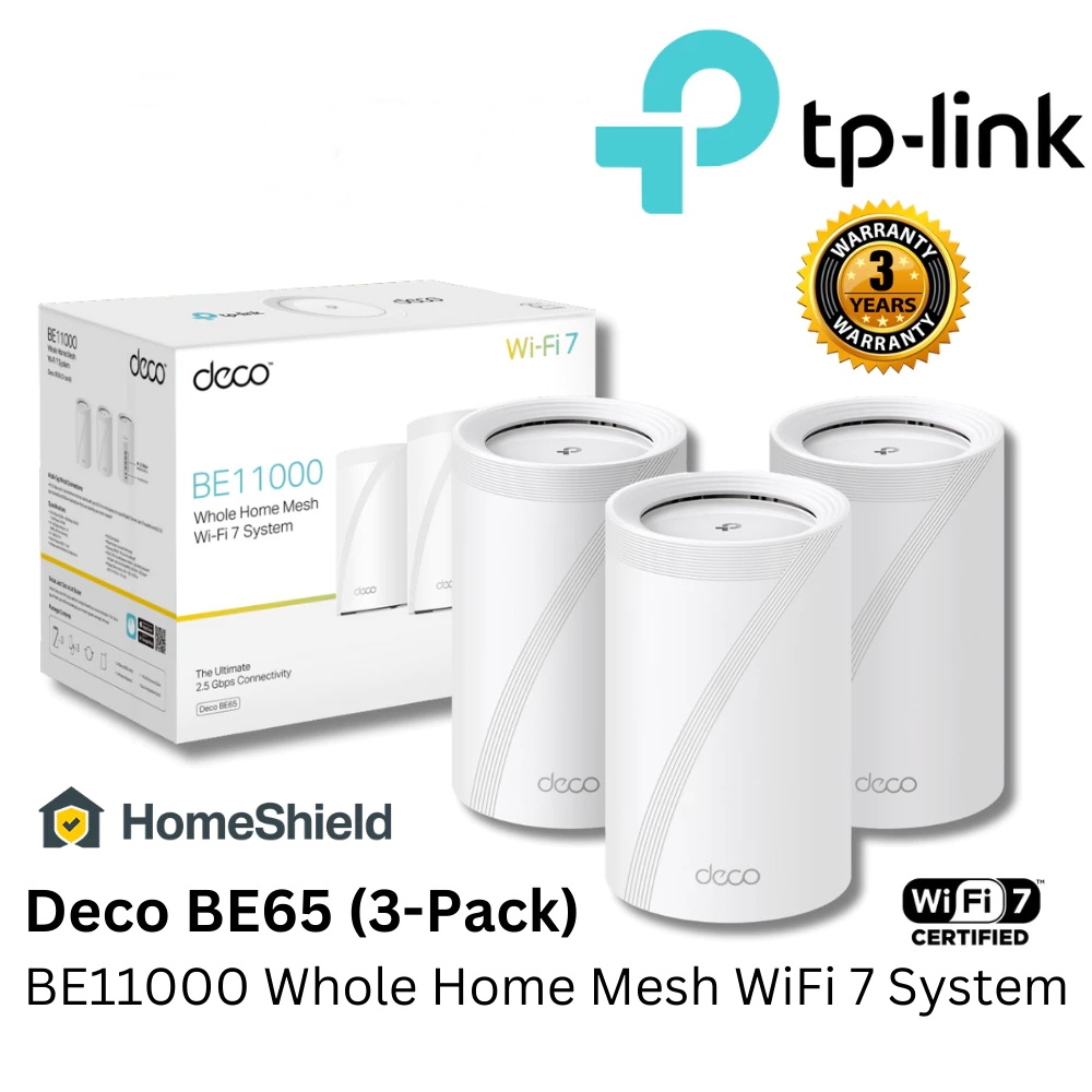 TP-LINK (Deco BE65) BE11000 Whole Home Mesh WiFi 7 System | Shopee Thailand