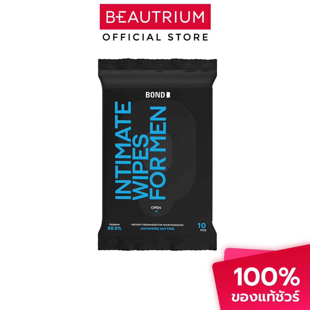 BOND Men's Wipes Sachet ผ้าเช็ดเฉพาะจุดสำหรับผู้ชาย 10sheets | Shopee ...