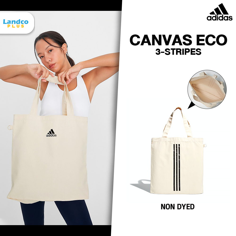 Adidas อาดิดาส กระเป๋าผ้าถือ กระเป๋าผ้า Canvas Eco Bag HI3520 Non Dyed ...