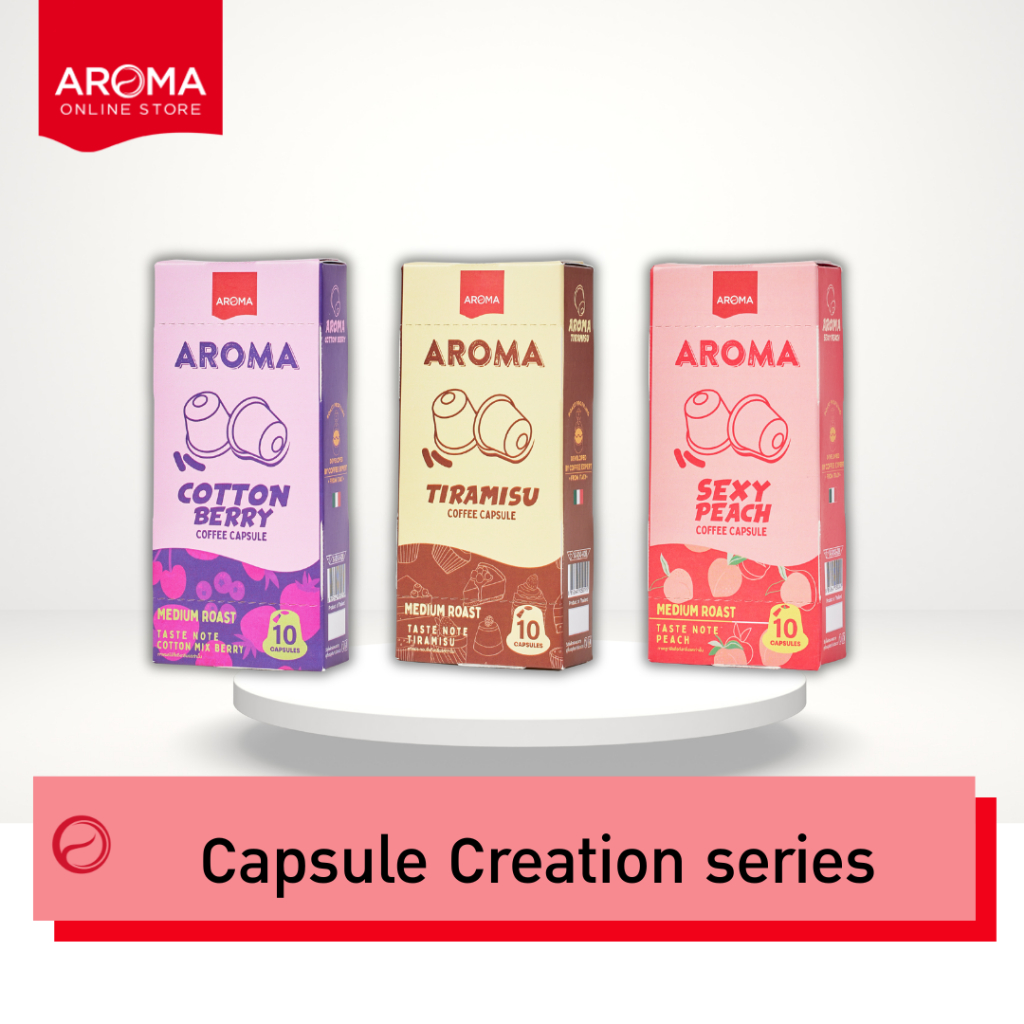 Aroma Capsule กาแฟแคปซูล Creation series (1กล่องx10แคปซูล) | Shopee ...