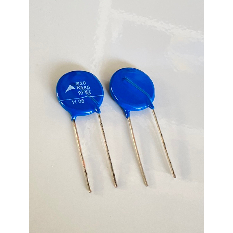 S20K385 วาริสเตอร์ป้องกันไฟเกิน385VAC(แพ็ค1ชิ้น) EPCOS Varistorเกรด ...