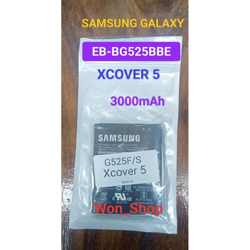 แบตเตอรี่แท้ EB-BG525BBE สำหรับ Samsung galaxy Xcover 5 /SM-G525F, SM ...