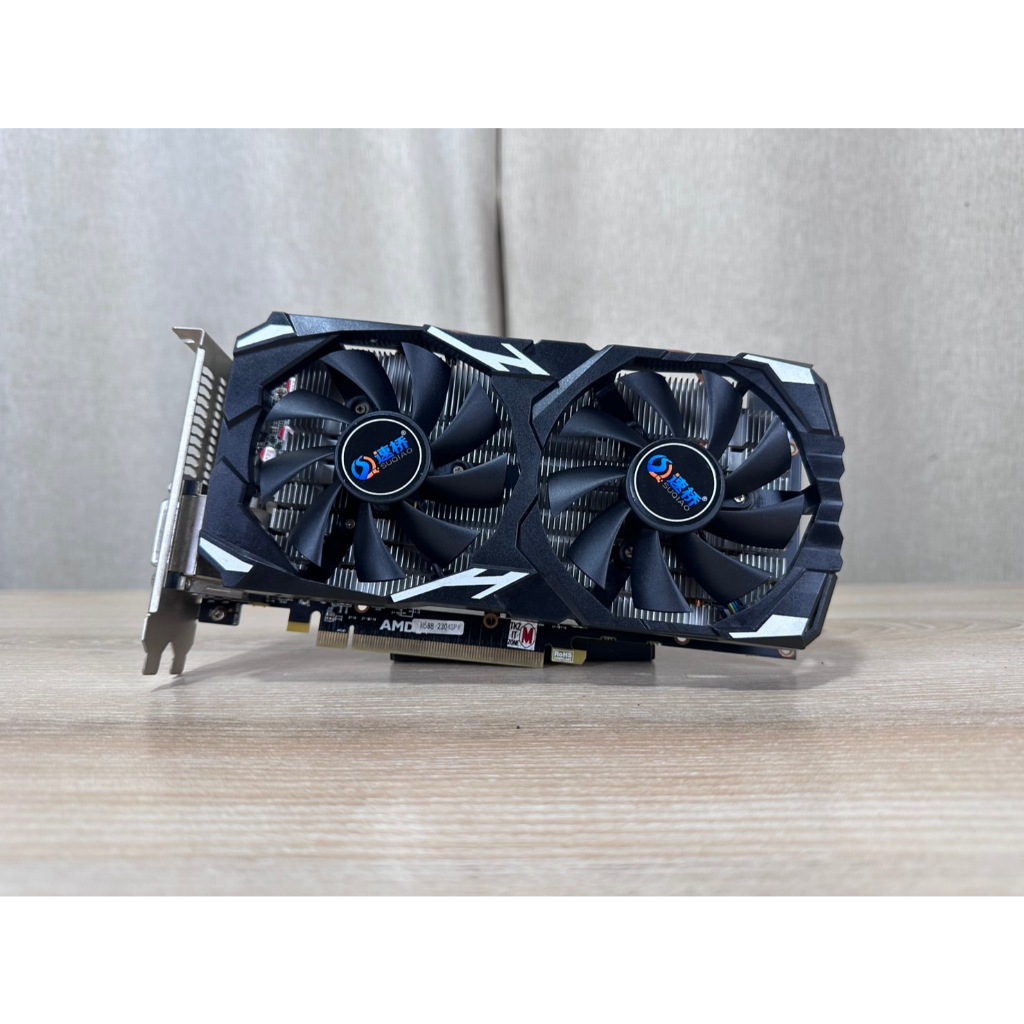 การ์ดจอ (graphic card)AMD RX580 2048SP 8GB DDR5 (ต่อไฟเพิ่ม 8 PIN ...