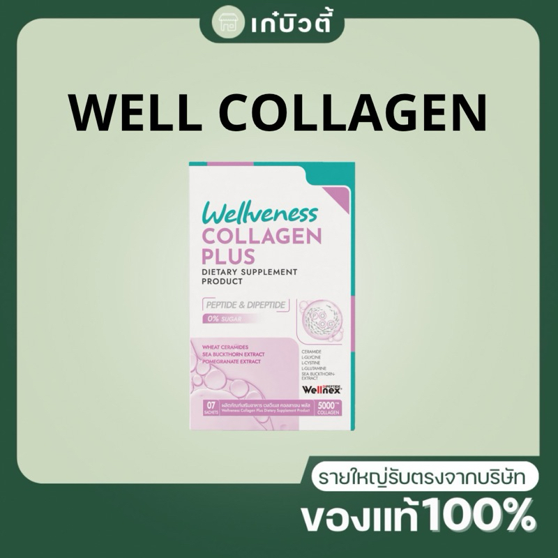 เวลวีเนส คอลลาเจน พลัส Wellveness Collagen Plus | Shopee Thailand