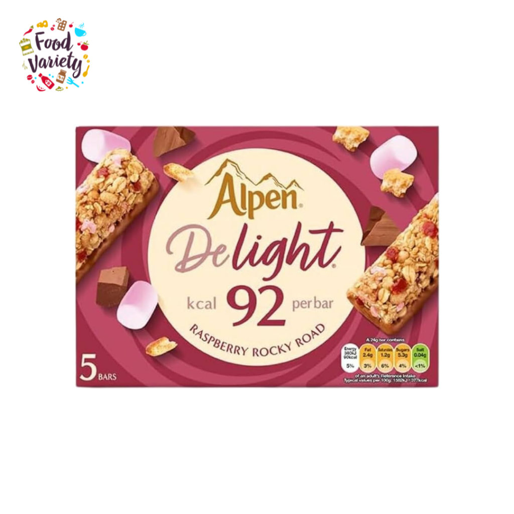 Alpen Delight Raspberry Rocky Road 5 Cereal Bars 120g | Shopee Thailand