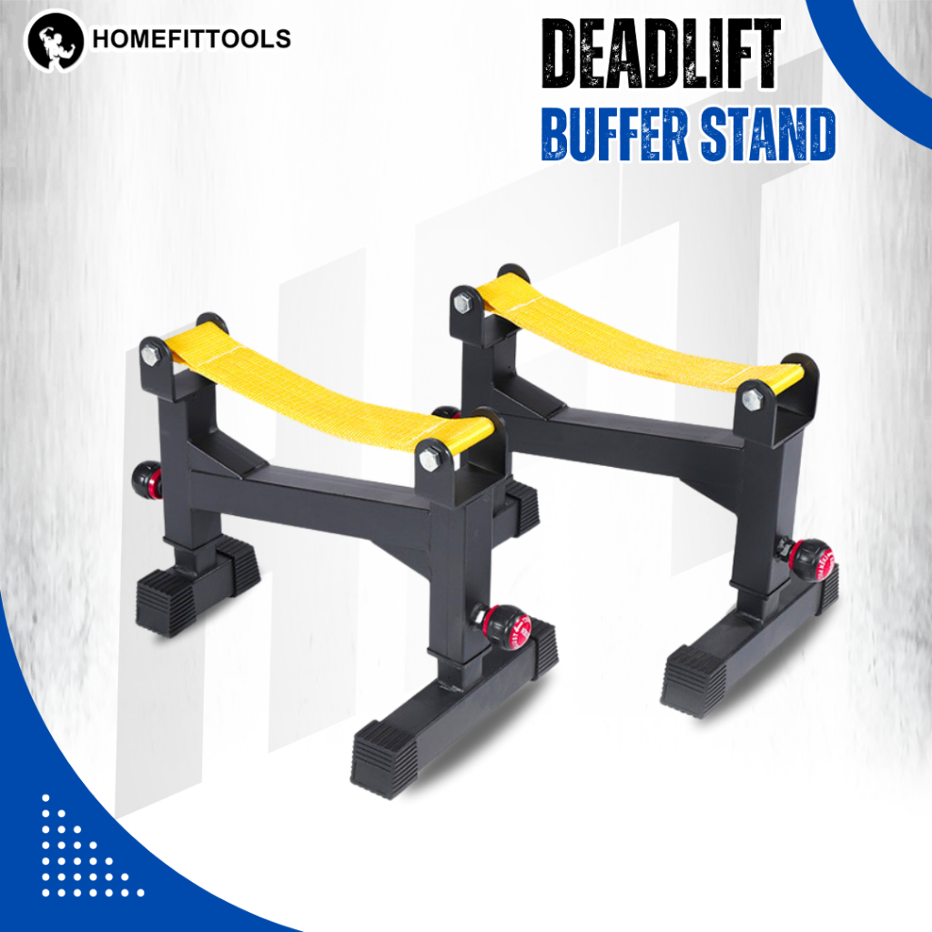 ที่รองเดดลิฟท์ ชั้นวางบาร์เบล บัฟเฟอร์บาร์เบล ปรับระดับได้ Deadlift ...