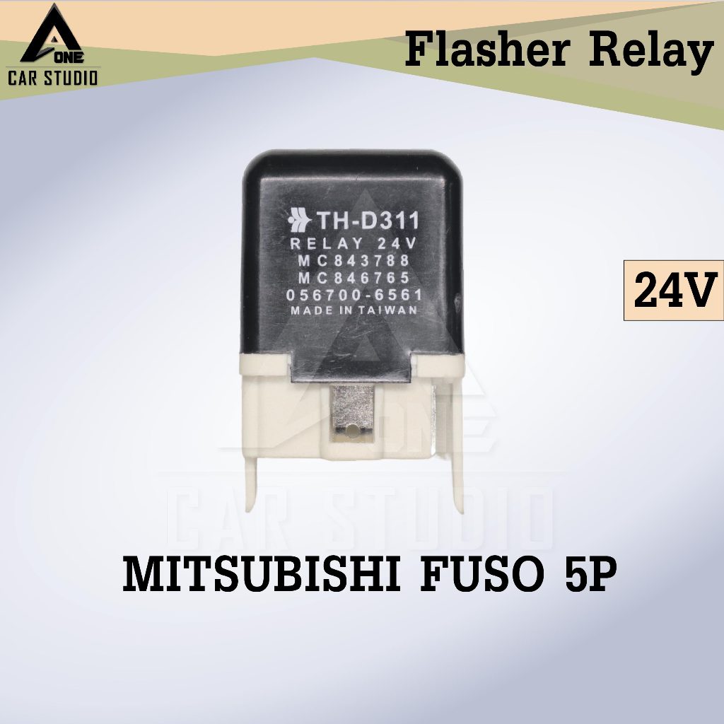 Flasher Relay MITSUBISHI FUSO 24V 5 PIN (รหัสสินค้า TH-D311) | Shopee ...