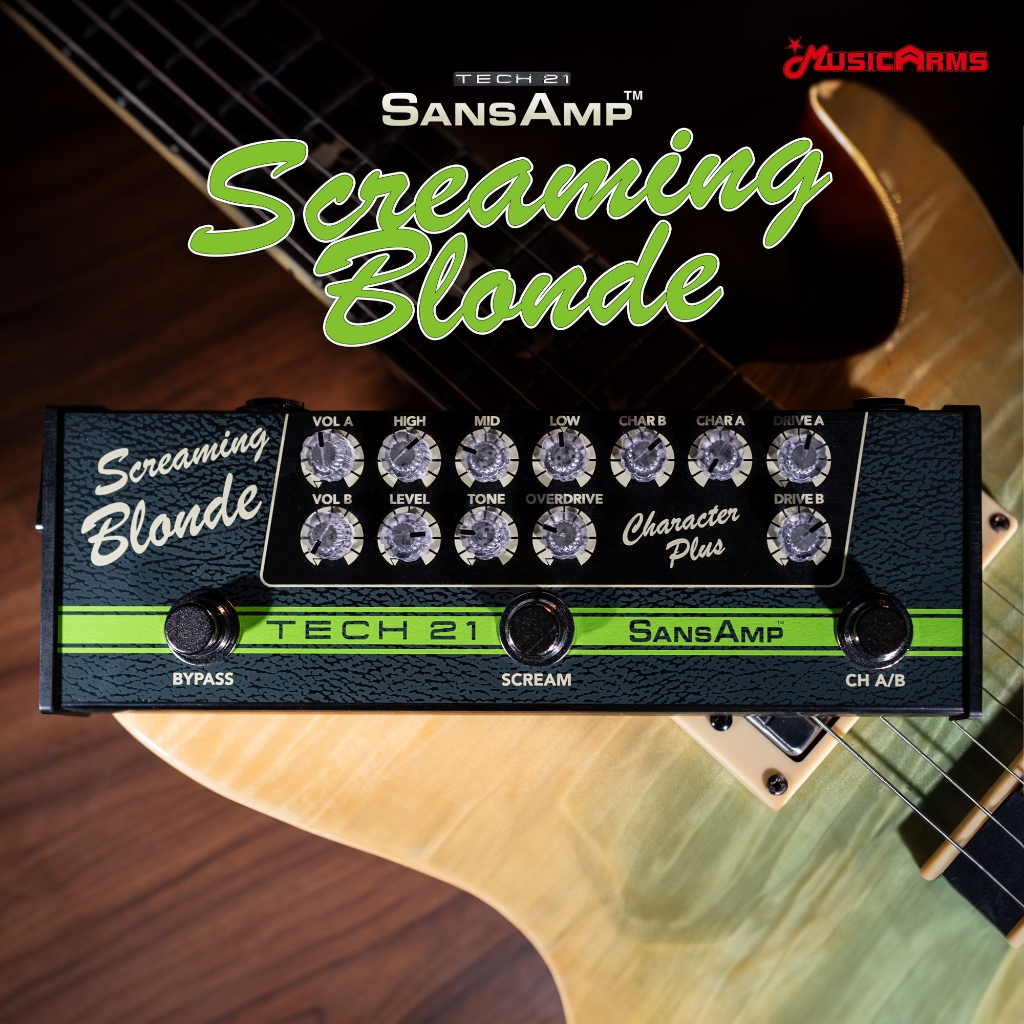 Tech 21 SansAmp Character Plus Series Screaming Blonde มัลติเอฟเฟค ...