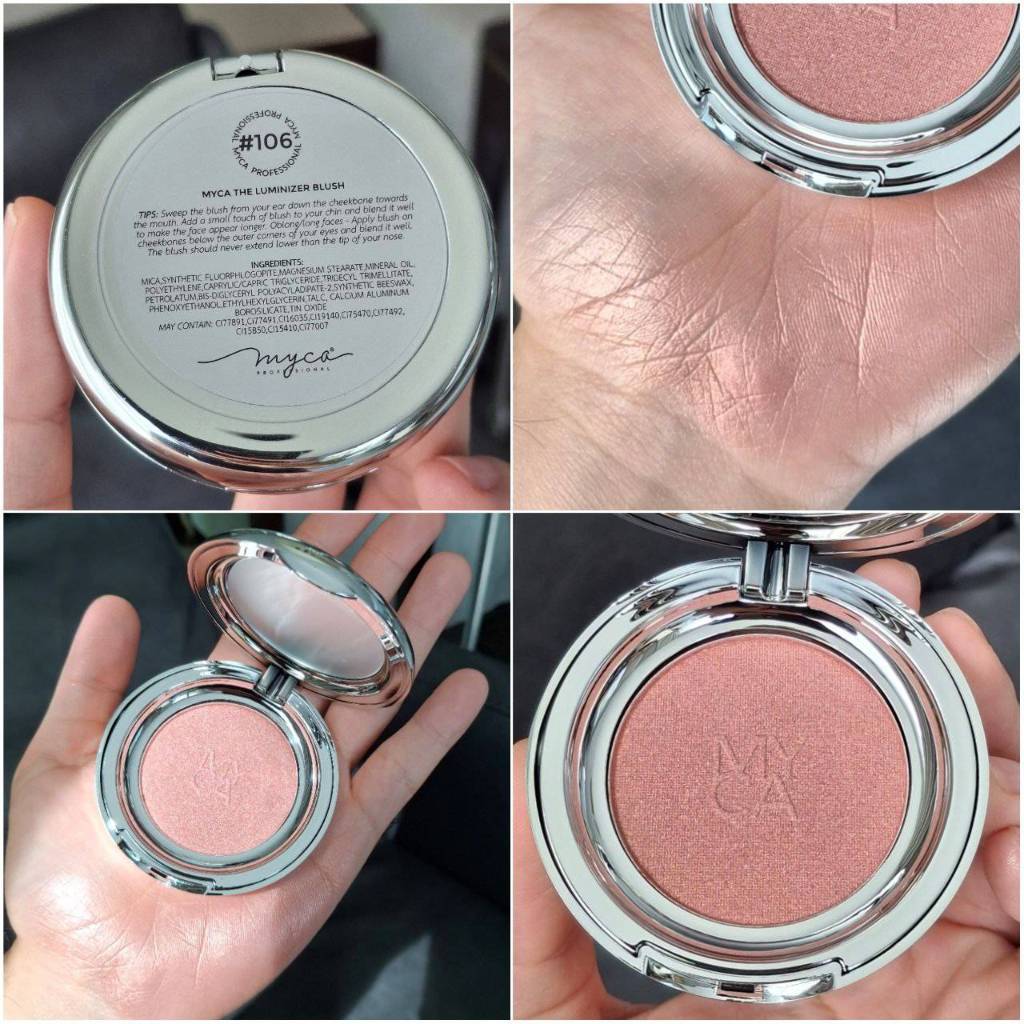 MYCA THE LUMINIZER BLUSH บลัชออน เนื้อฉ่ำโกล์ว มีทั้งโทนสีนู้ด และ โทน ...