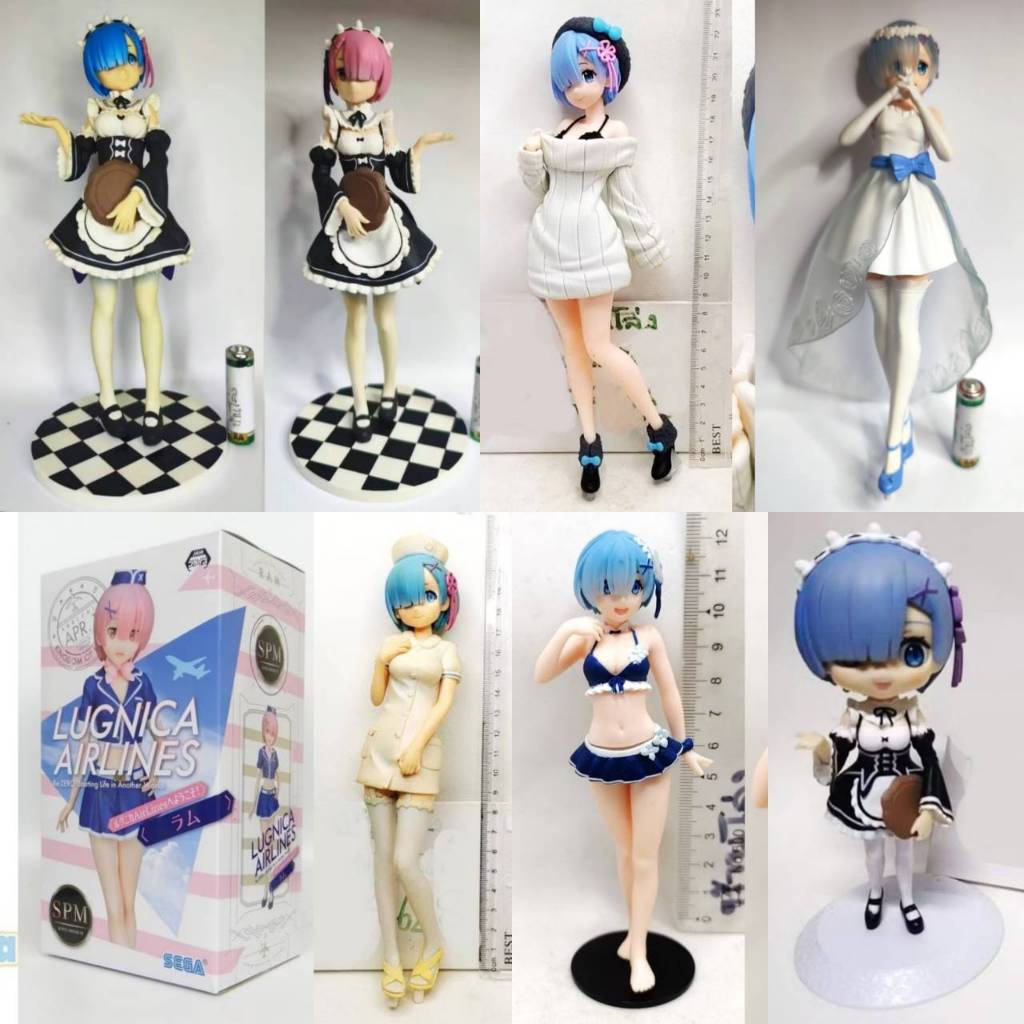(แท้/มือ2)⭐SEGA RE:ZERO - Rem white Nurse (Sakura) Ver. SEGA SPM Series โมเดล เรม แรม | Shopee ...