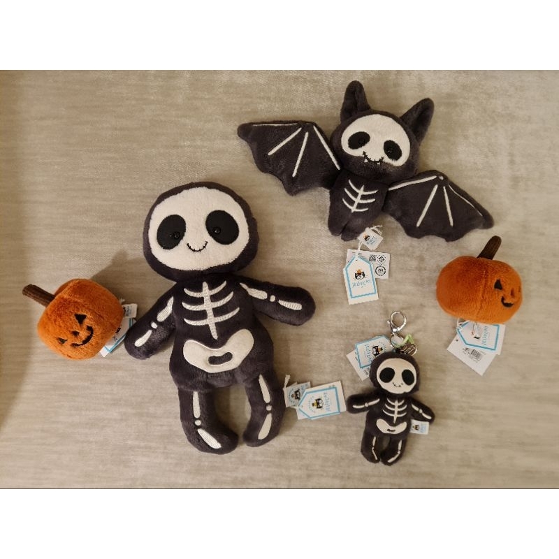 JellyCat - ตุ๊กตา Jelly Cat London - มือ1- โครงกระดูก Halloween - Ghost ...