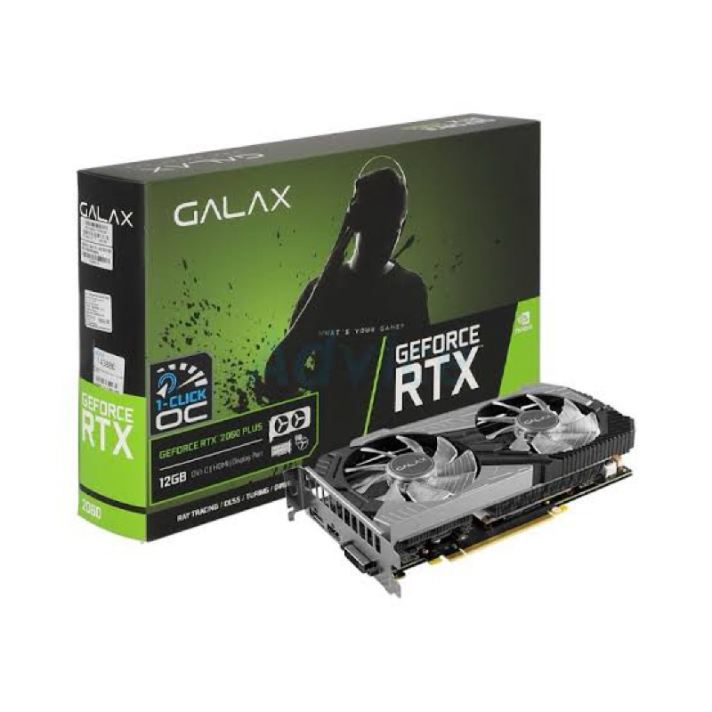 VGA (การ์ดจอ) GALAX RTX 2060 PLUS 12GB GDDR6 ประกันศูนย์ พร้อมส่ง ...