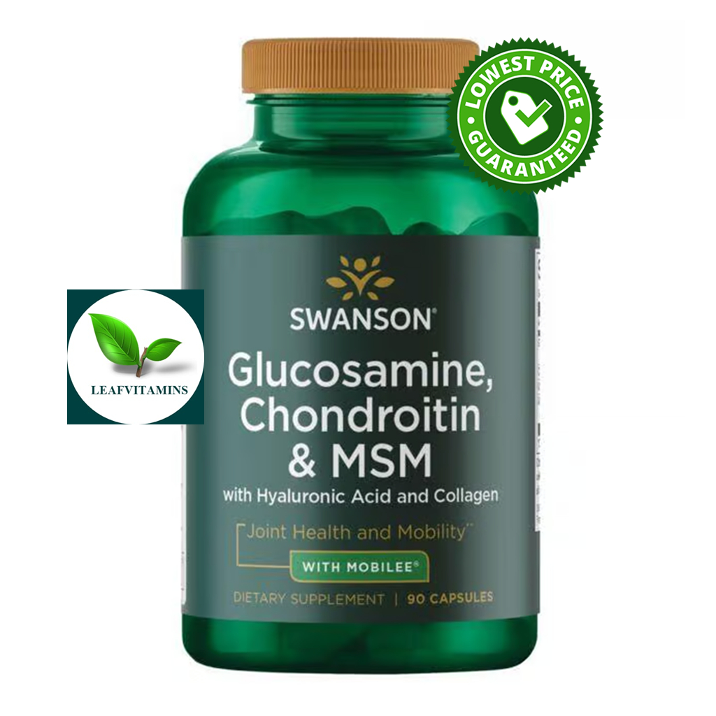 Swanson Ultra Glucosamine, Chondroitin & MSM with Hyaluronic Acid and ...