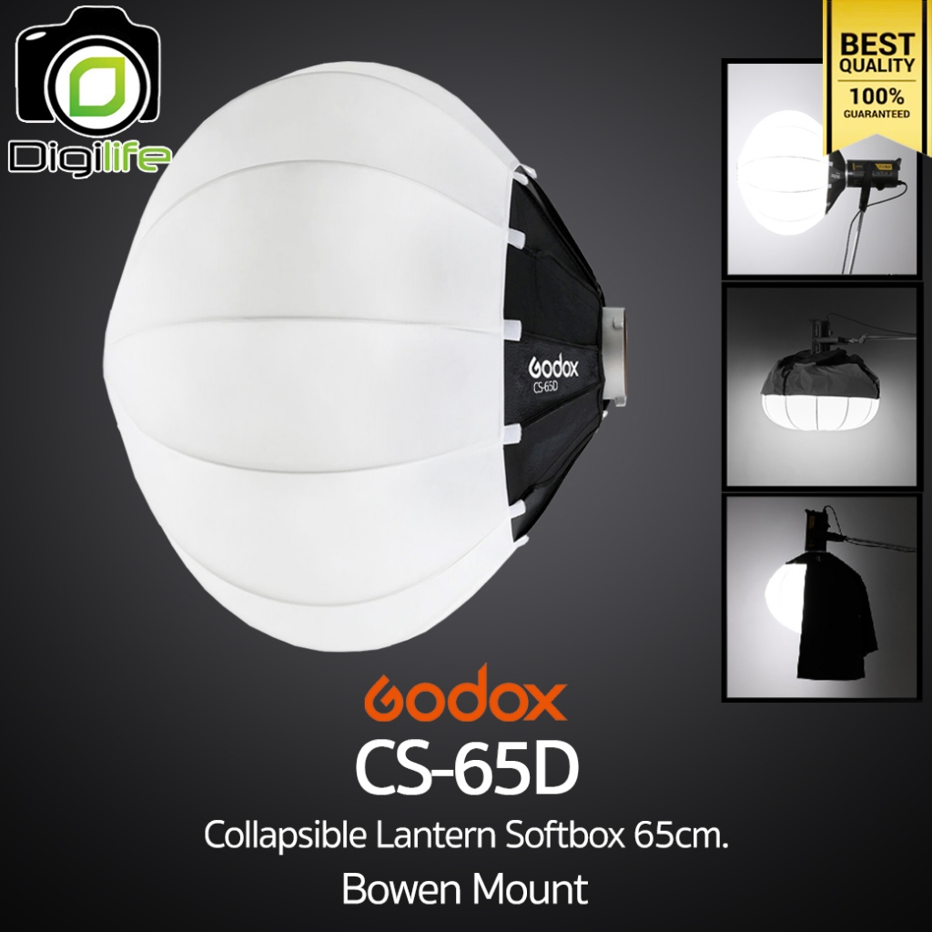 Godox Softbox CS-65D Collapsible Lantern Softbox 65 cm. - Bowen mount / Digilife Thailand ...