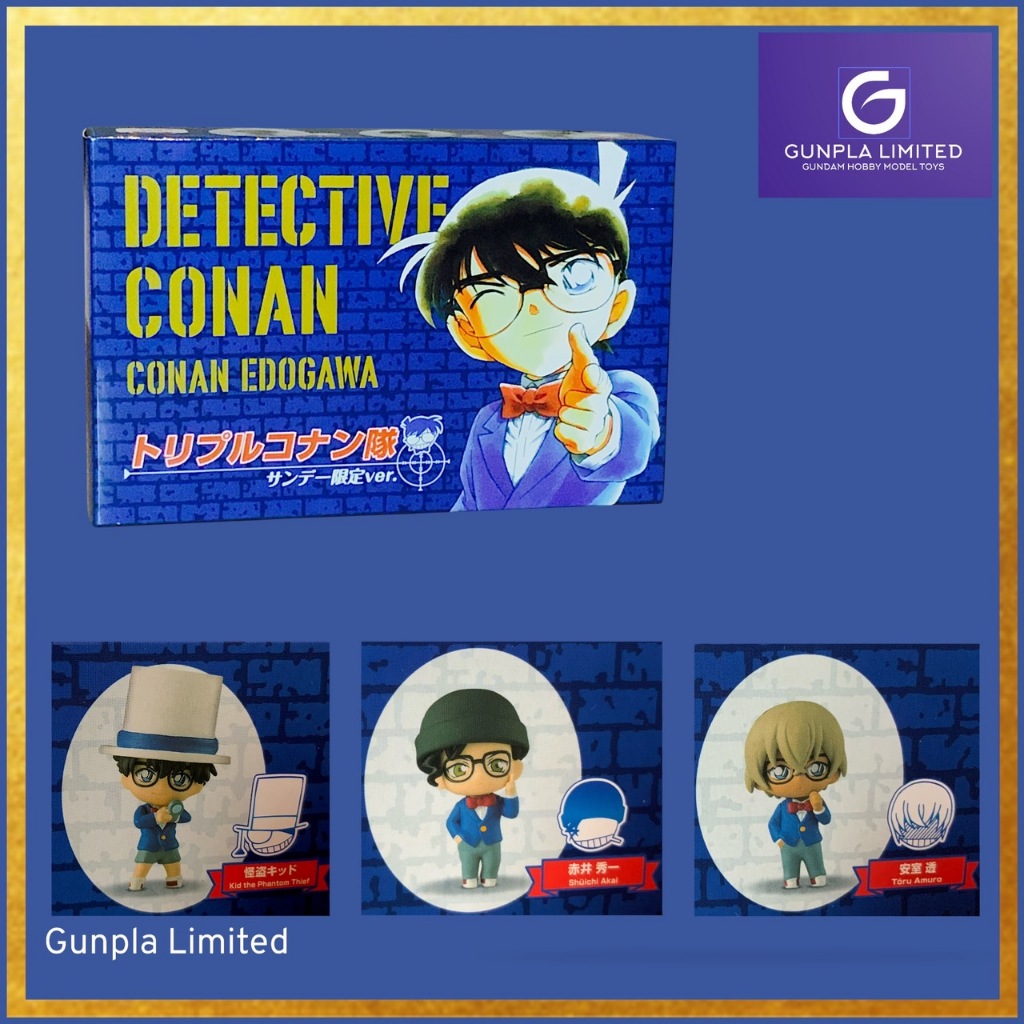 Conan Edogawa "Detective Conan" Triple Conan Squad Sunday Limited ver ...
