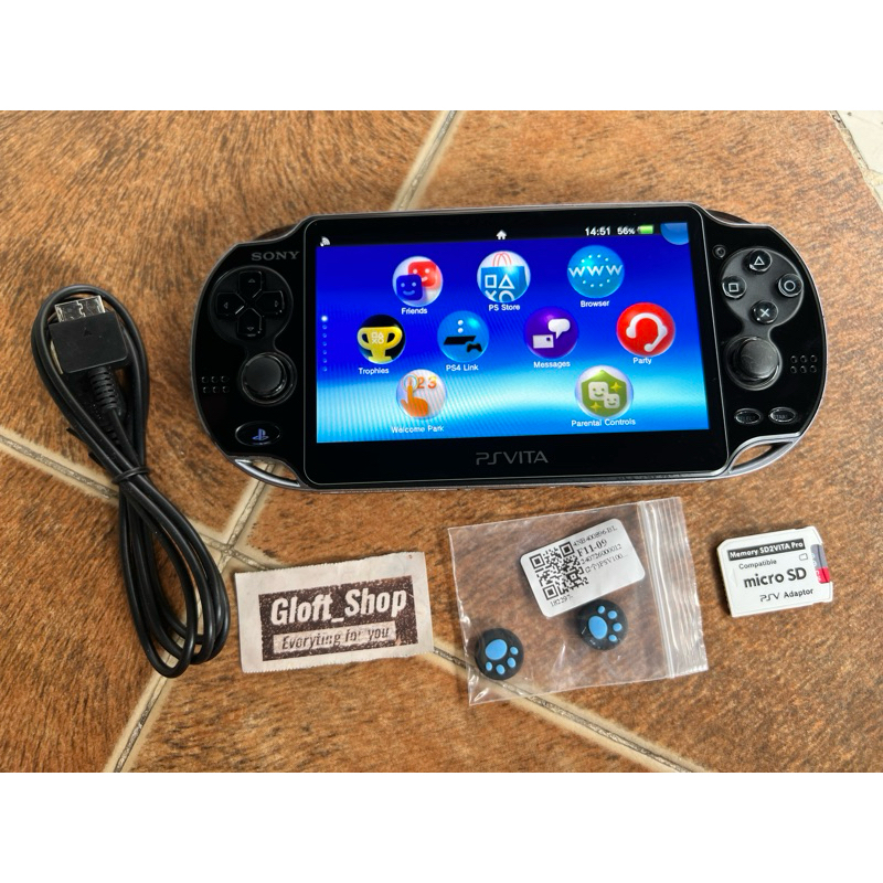 SONY PSVITA 1000 เมม 64GB/128GB ใช้งานได้ปกติ ลงเกมได้เองผ่าน wifi พร้อมเล่น | Shopee Thailand