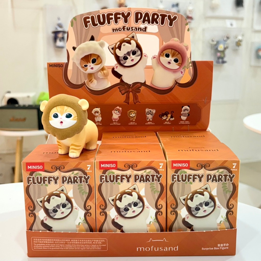 [จุ่ม/พร้อมส่ง] Mofusand Fluffy party | Shopee Thailand
