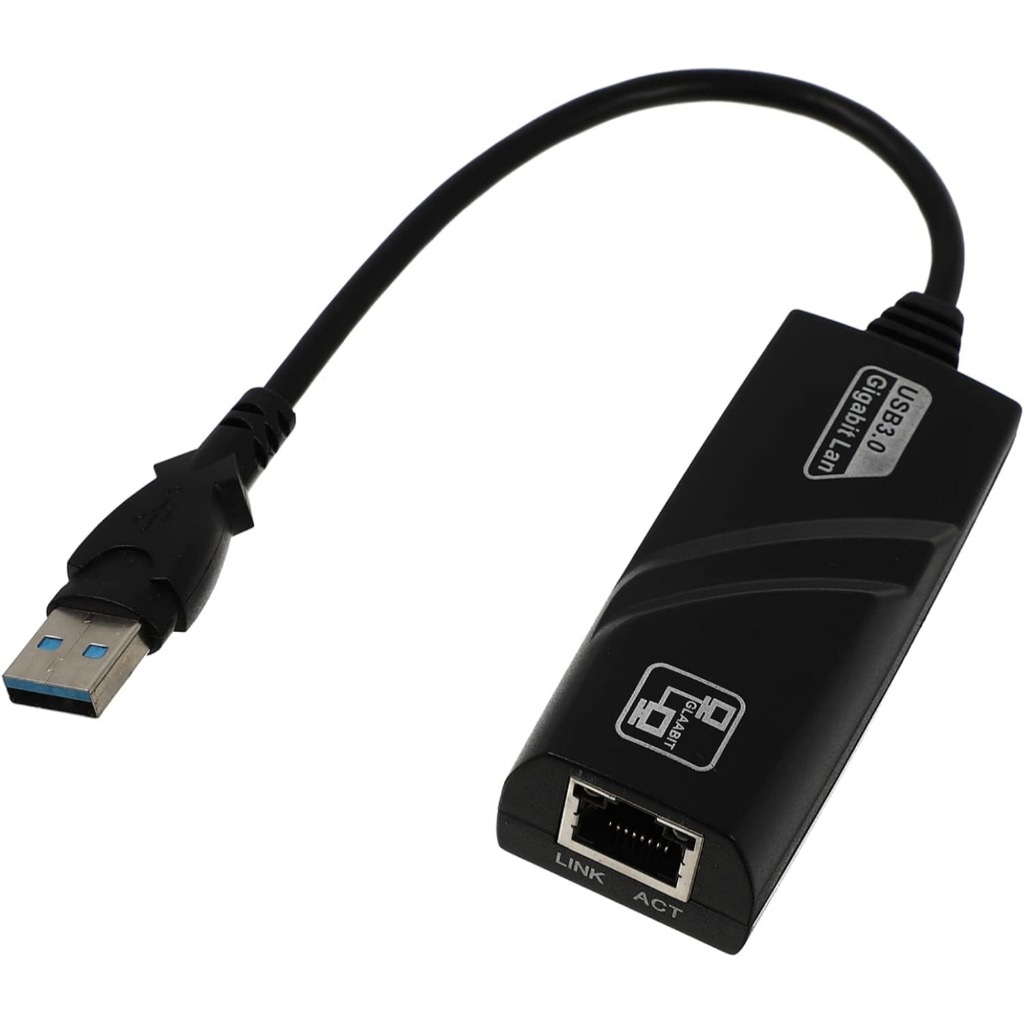 USB 3.0 to LAN Adapter Adaptor LAN Gigabit Adapter LAN Ethernet Network ...
