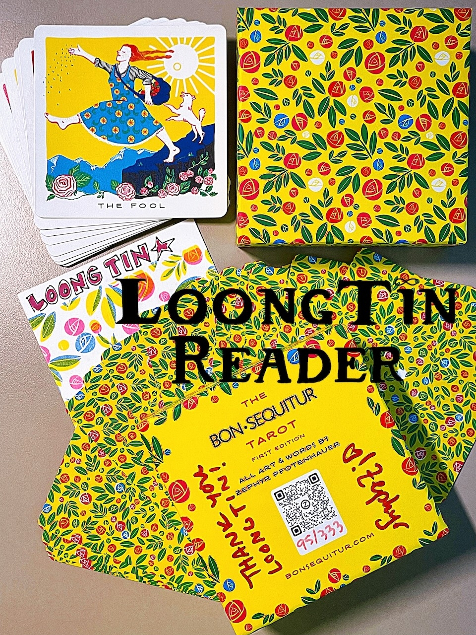 The Bon Sequitur Tarot พร้อมโปสการ์ดและลายเซ็นจากศิลปิน (จำนวนจำกัด ...