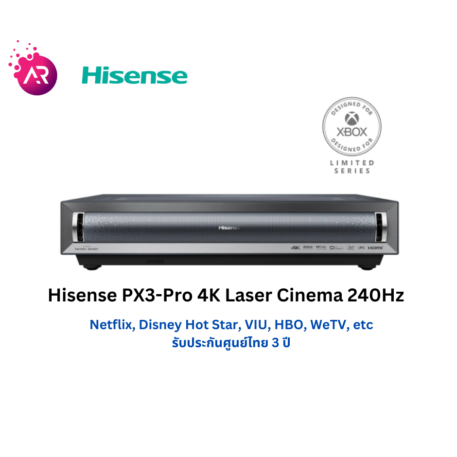 Hisense PX3-PRO 4K Laser Cinema 3000 ANSI Lumen | Shopee Thailand