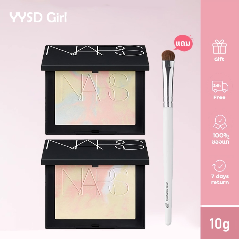 【💯แท้/พร้อมส่ง】NARS Light Reflecting Pressed Setting Powder 10g Moonwave/Stardust เนื้อบางเบา ...