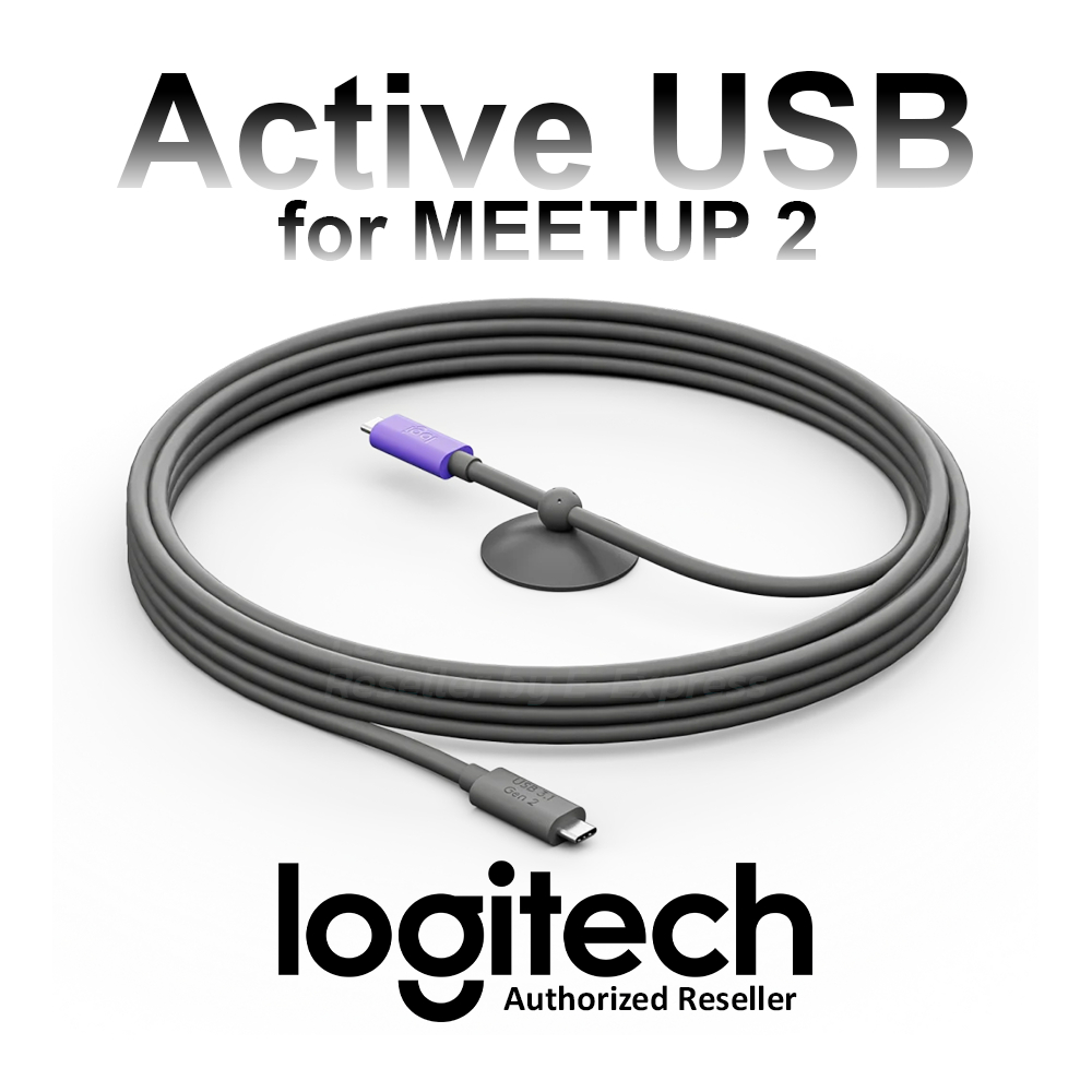 Logitech Active USB for MEETUP 2 สายสำหรับถ่ายโอนข้อมูล สำหรับ MEETUP 2 ...