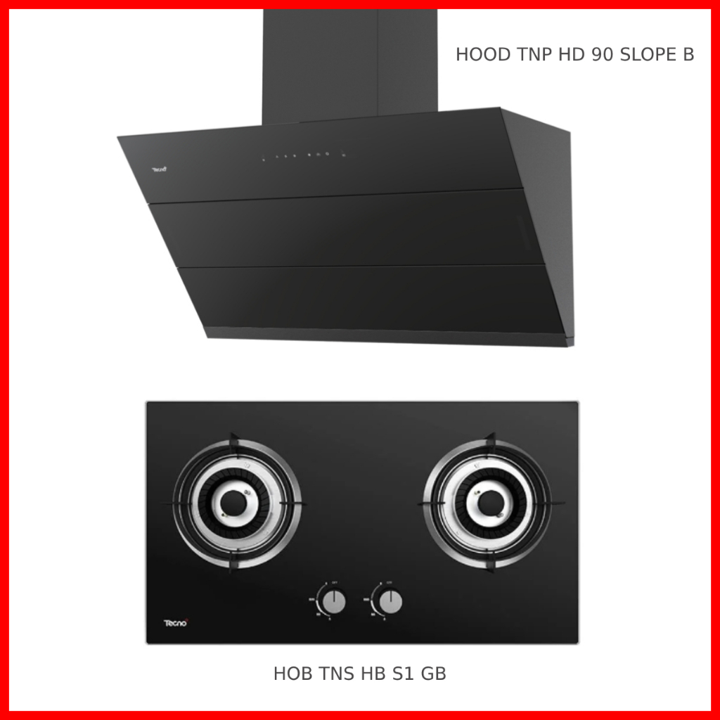 TECNOPLUS ชุด Set เครื่องดูดควันและเตาแก๊ส รุ่น TNP HD 90 SLOPE B+TNS HB S1 GB | Shopee Thailand