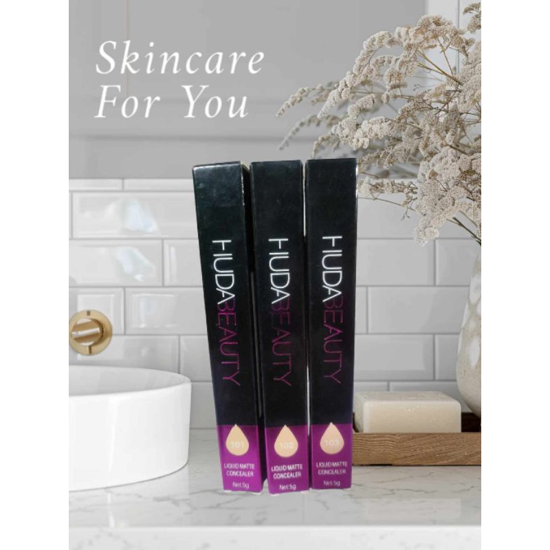 Huda beauty consular คอนซีลเลอร์ กล่องดำม่วง เนื้อละเอียดเกลี่ยง่ายใช้ ...
