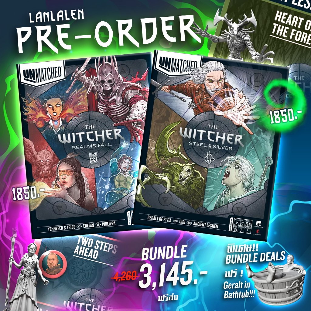 [Pre-Order] Unmatched: The Witcher Exclusive Bundle ENGLISH [Boardgame ...